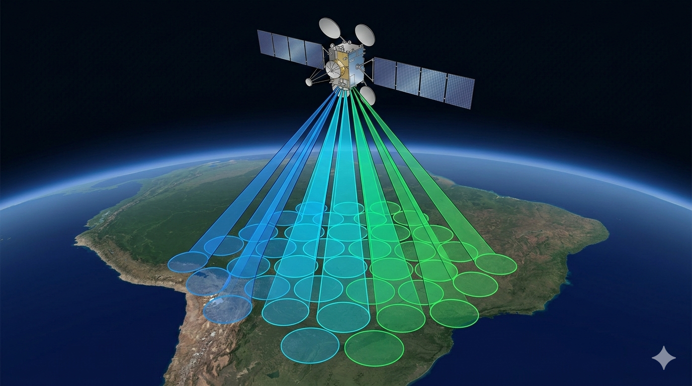 HTS Spot Beams and Beamforming Explained: How Modern Satellites ...